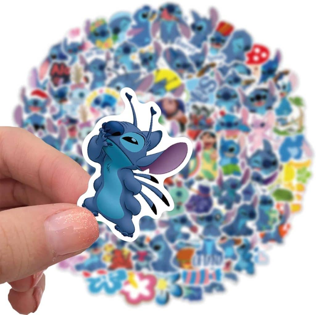 Stitch Stickers Pack – 100 Waterproof Vinyl Stickers for Kids & Teens ...