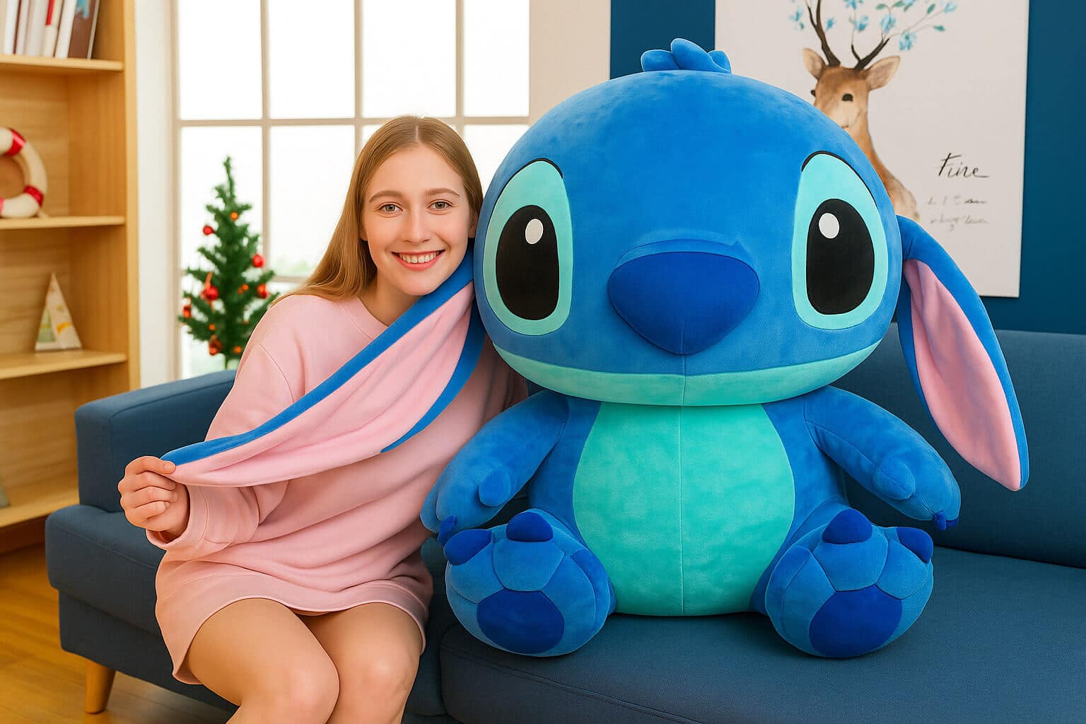 Muñeca de Peluche Gigante de Stitch: El Regalo Perfecto para los Fans ...