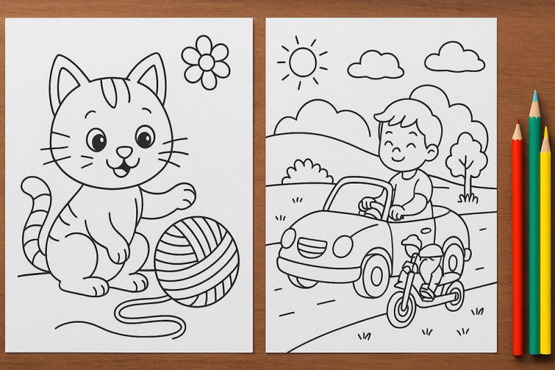 The Best Coloring Page Themes by Age - nunitoys