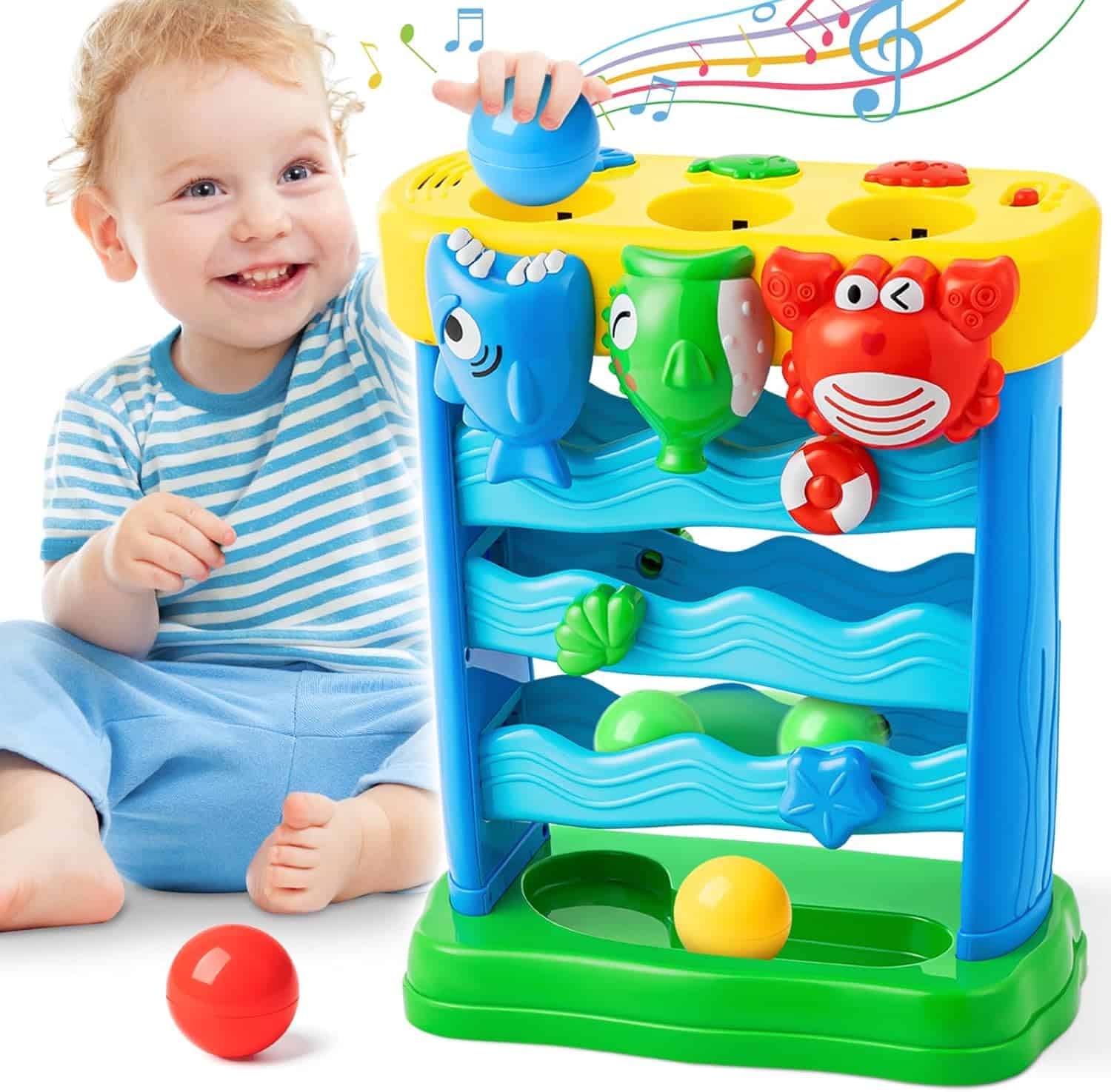 Musical Interactive Toy for 1 Year Old – Montessori Baby Toy 12–18 ...