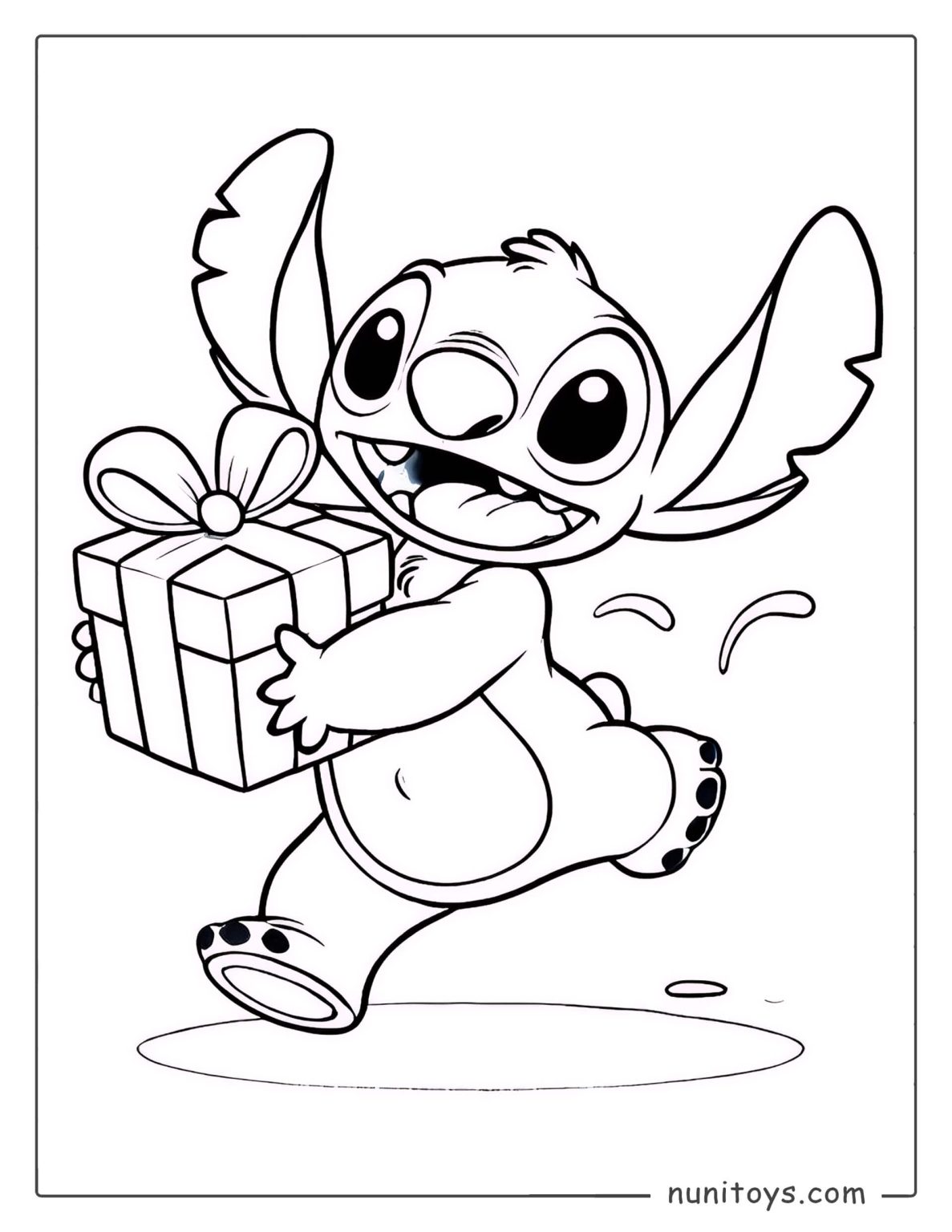 Stitch Birthday Coloring Pages - Nunitoys